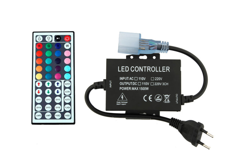 LED Neon Flex RGB Controller Aansluitstekker Met Afstandsbediening ...